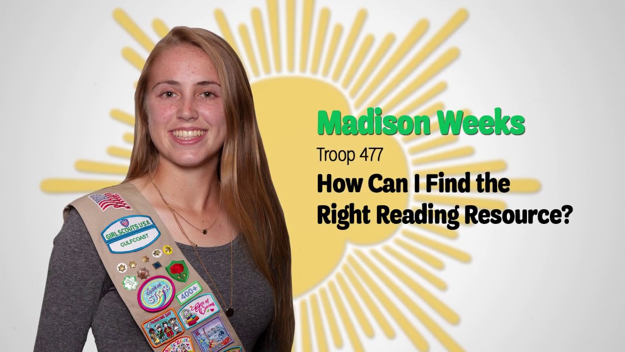 2018 Gold Award Girl Scout Madison Weeks - How Can I Find the Right ...