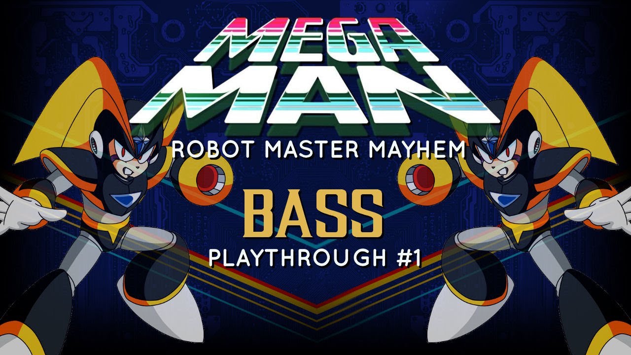 Megaman: Robot Master Mayhem - Bass - Arcade (Easy 1) - YouTube