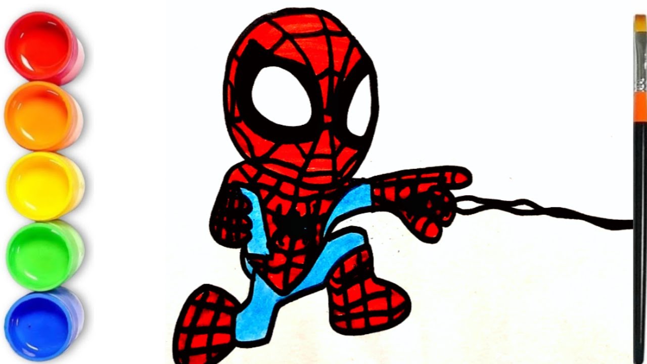 How to Draw Spiderman from Spidey and His Amazing Friends | Spidey ...