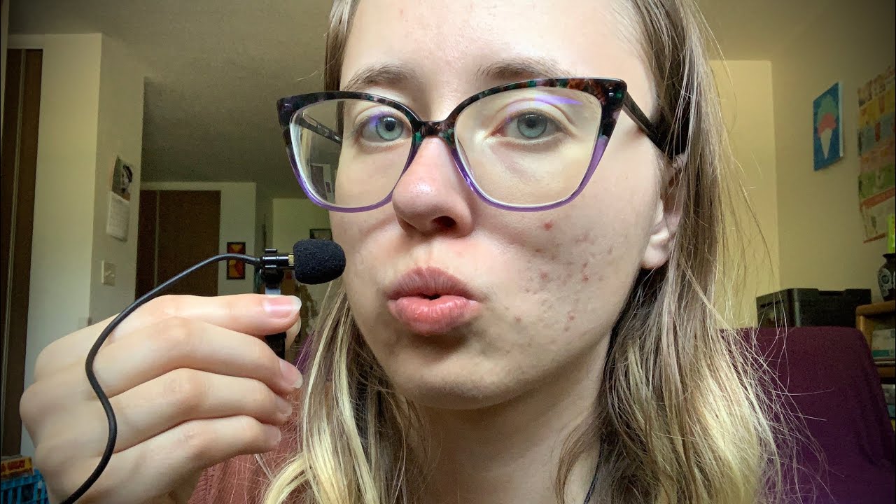 Wet and Dry Mouth Sounds ASMR w/ Lavalier Mic - YouTube