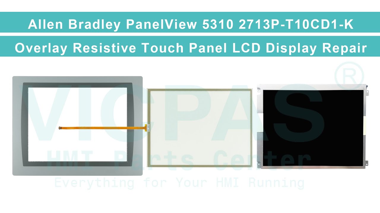 2713P-T10CD1-K Allen-Bradley PanelView 5310 Protective Film Touch ...