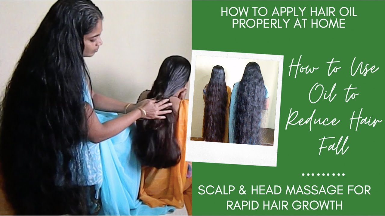 How to Apply Hair Oil to Reduce Hair Fall |Hair Oiling Care Routine For ...
