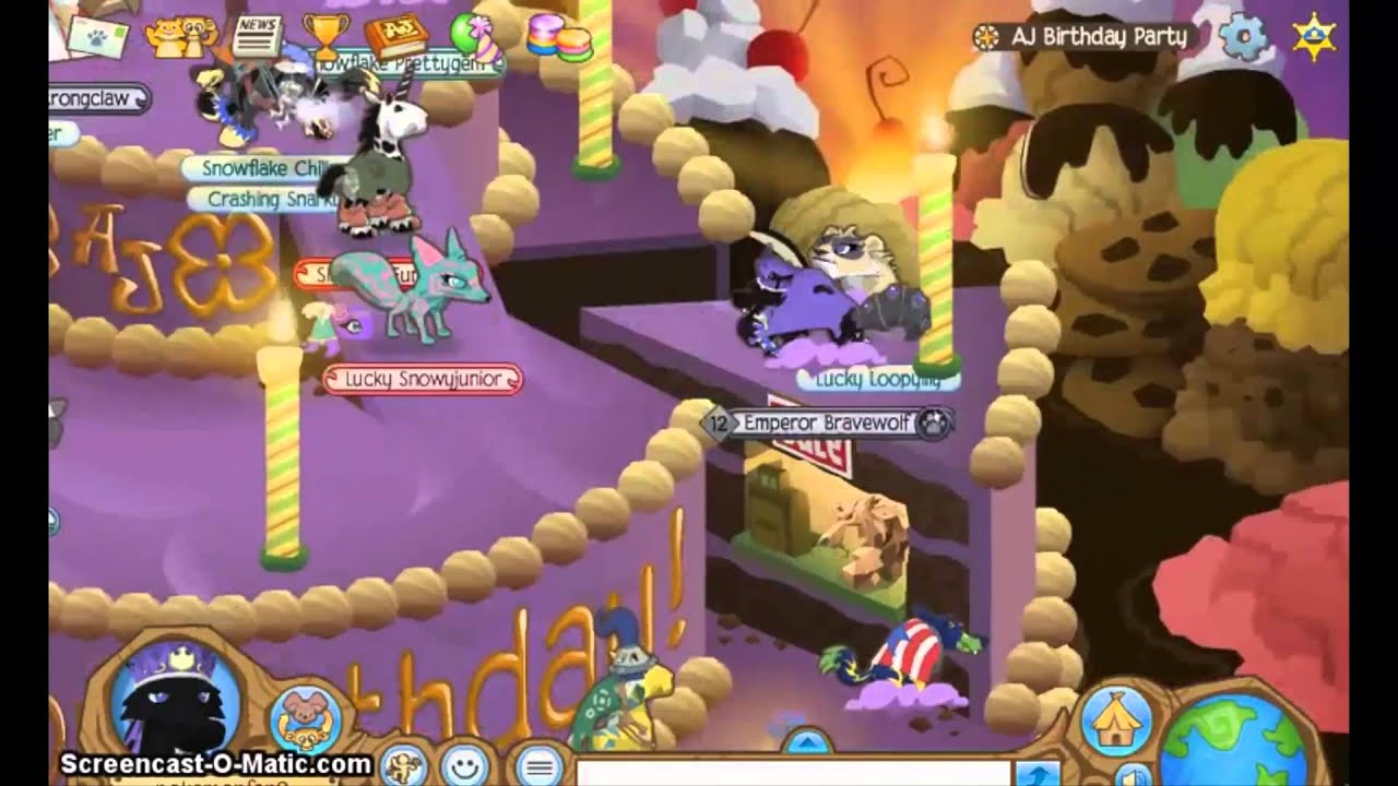 Animal Jam - Birthday Party (2011-2014) ALL PARTIES PRESENTED [Tour ...