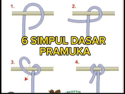 6 SIMPUL DASAR TALI TEMALI - YouTube