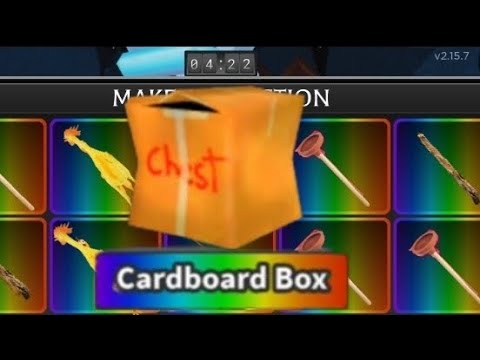 Cardboard Box opening Survive The Killer|Roblox - YouTube