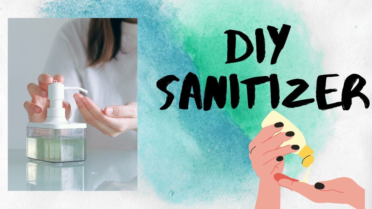 DIY Sanitizer with 2 things | World Of Art - YouTube