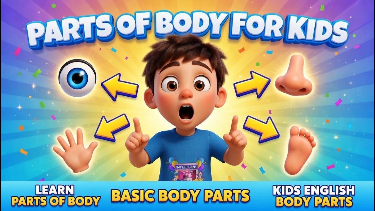 Learn Body Parts in English | Fun for Kids - YouTube