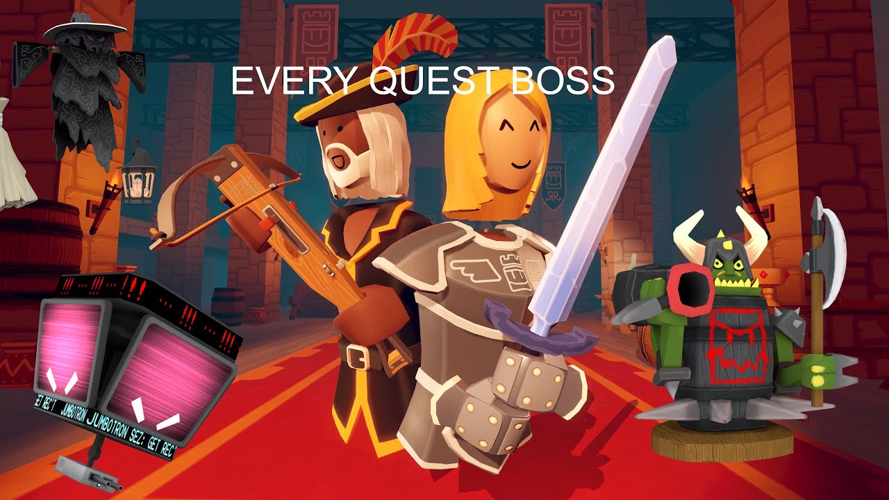 Every Quest Boss in REC ROOM - YouTube
