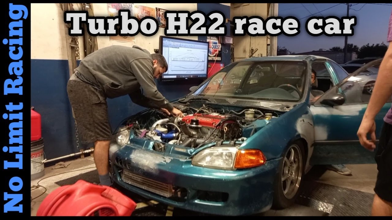 Turbo h22 Eg coupe - YouTube