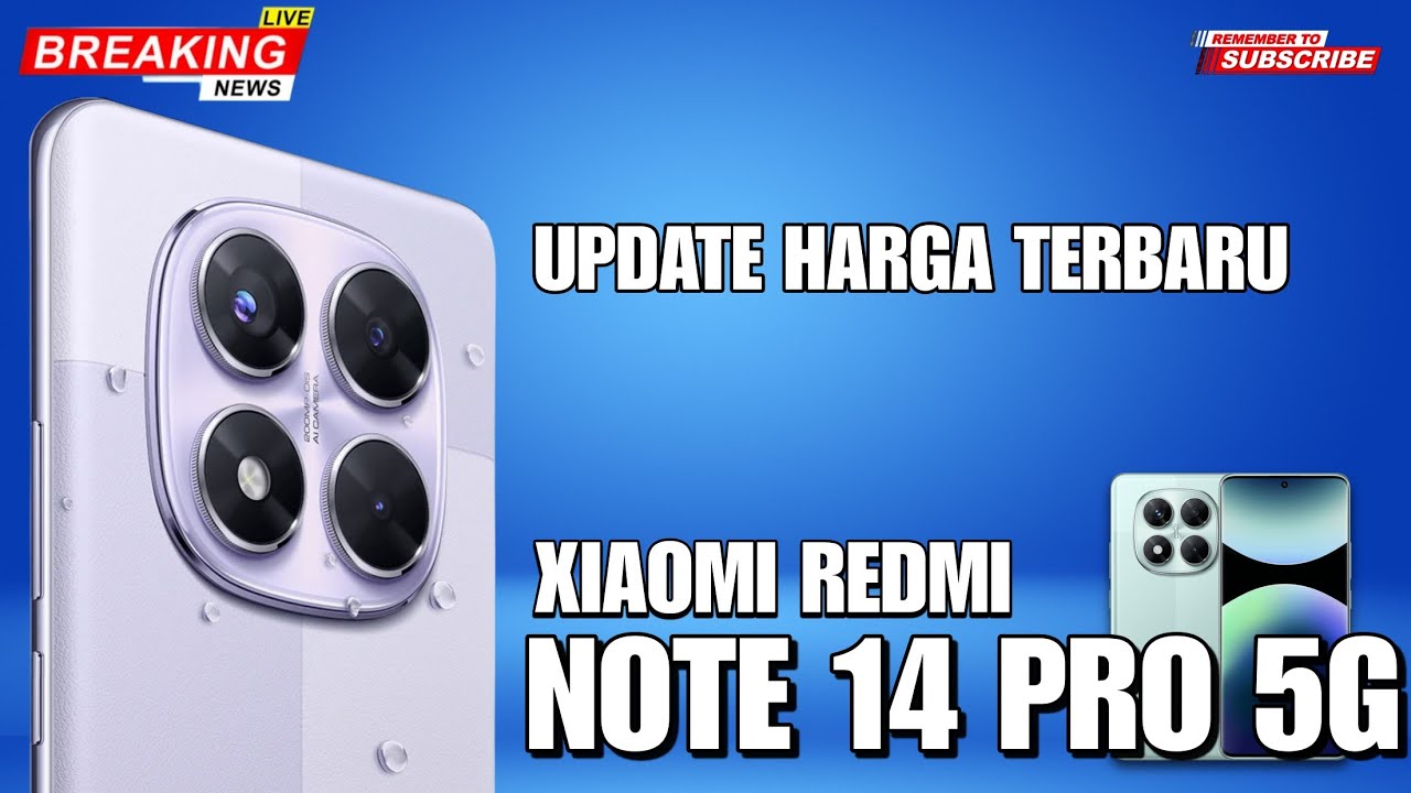 Update Harga dan Spesifikasi Xiaomi Redmi Note 14 pro 5G|| Redmi note ...