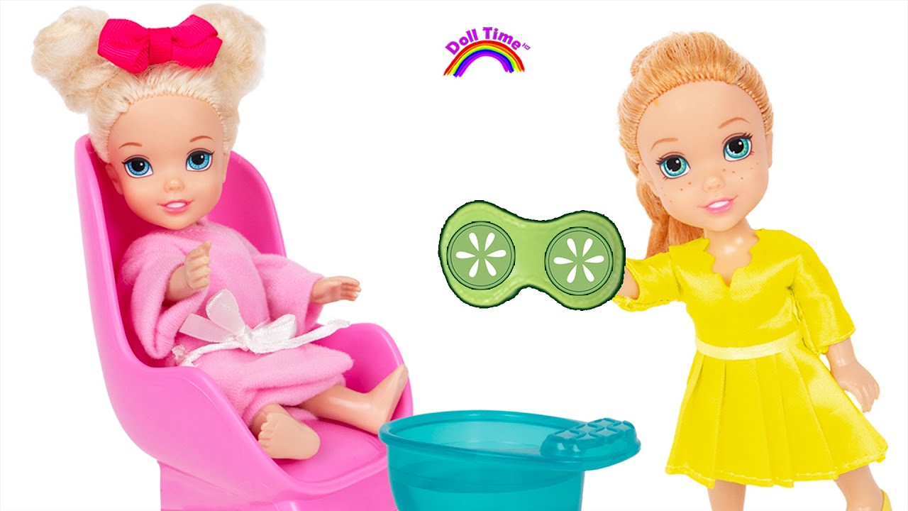 Elsie Annie Pretend Play Beauty Salon - YouTube