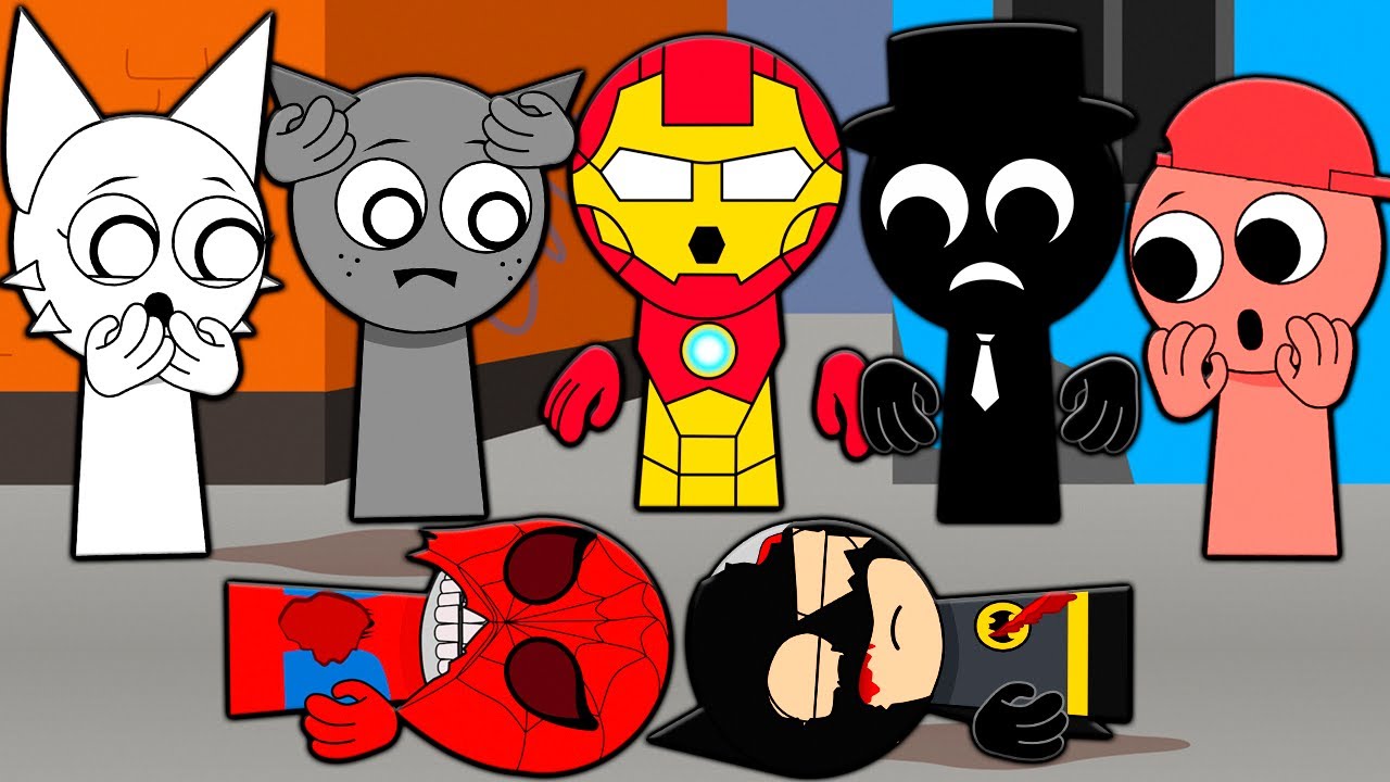 WHO KILLED BATMAN & SPIDER MAN?! INCREDIBOX SPRUNKI MURDER ...