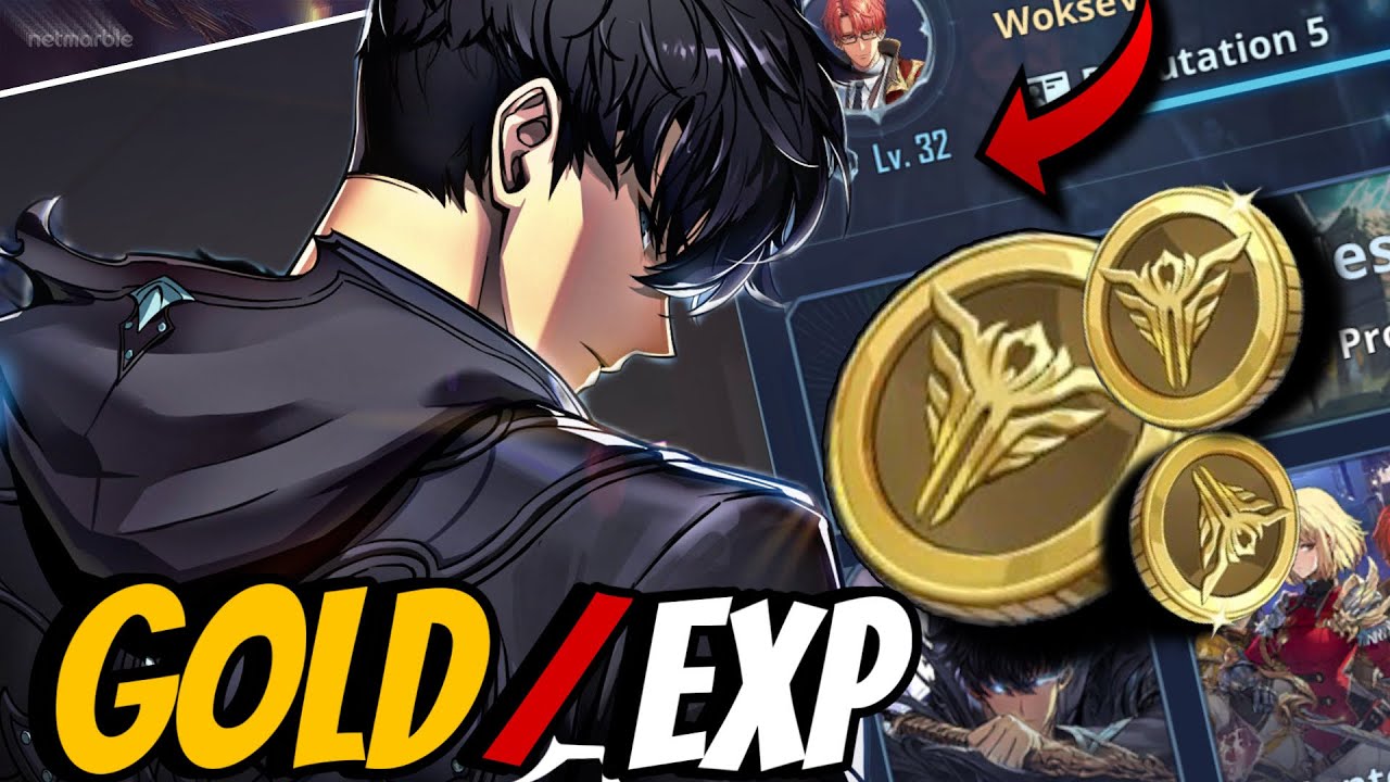 RÉCUPÉRER UN MAXIMUM D’EXP & GOLD FACILEMENT ! SOLO LEVELING ARISE ...