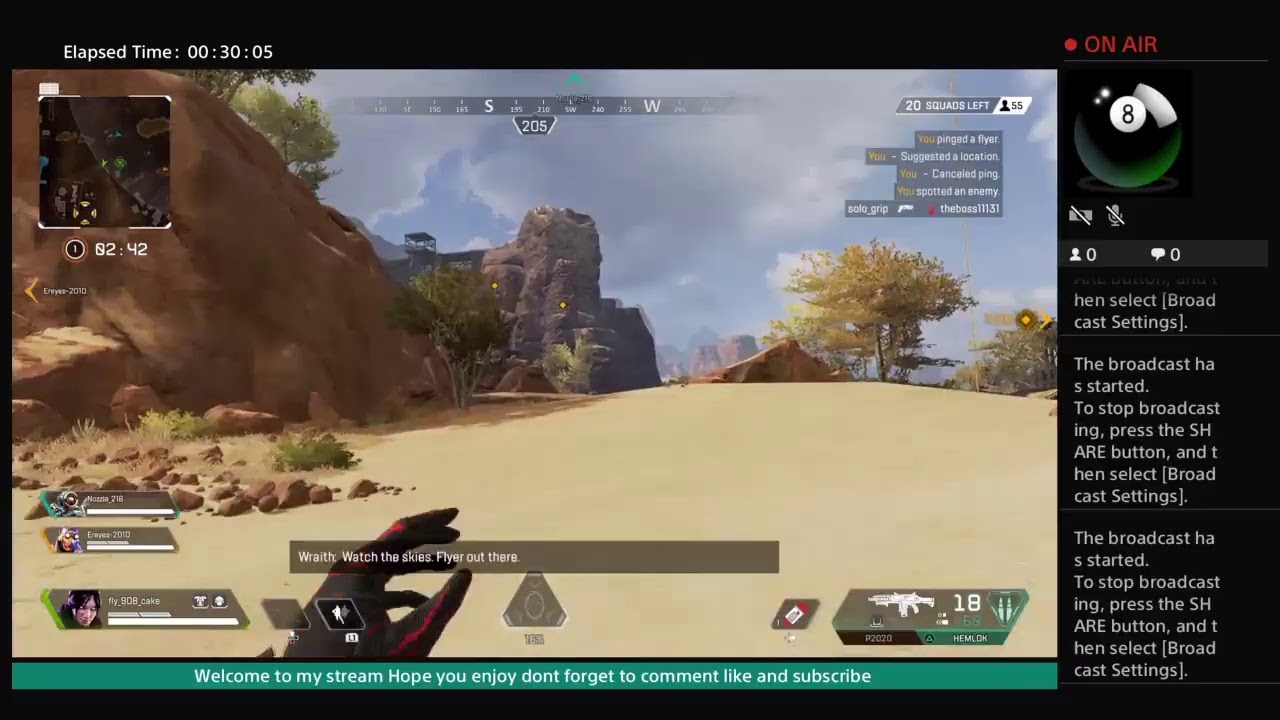 Fly_908_cake’s Apex broadcast - YouTube