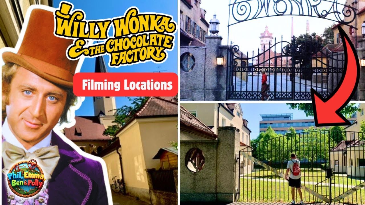 Willy Wonka (1971) - FILMING LOCATIONS - 54 YEARS LATER - Munich ...