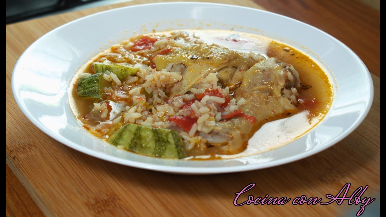 🐔 POLLO en ARROZ Aguado (Facil y Rapido) - YouTube