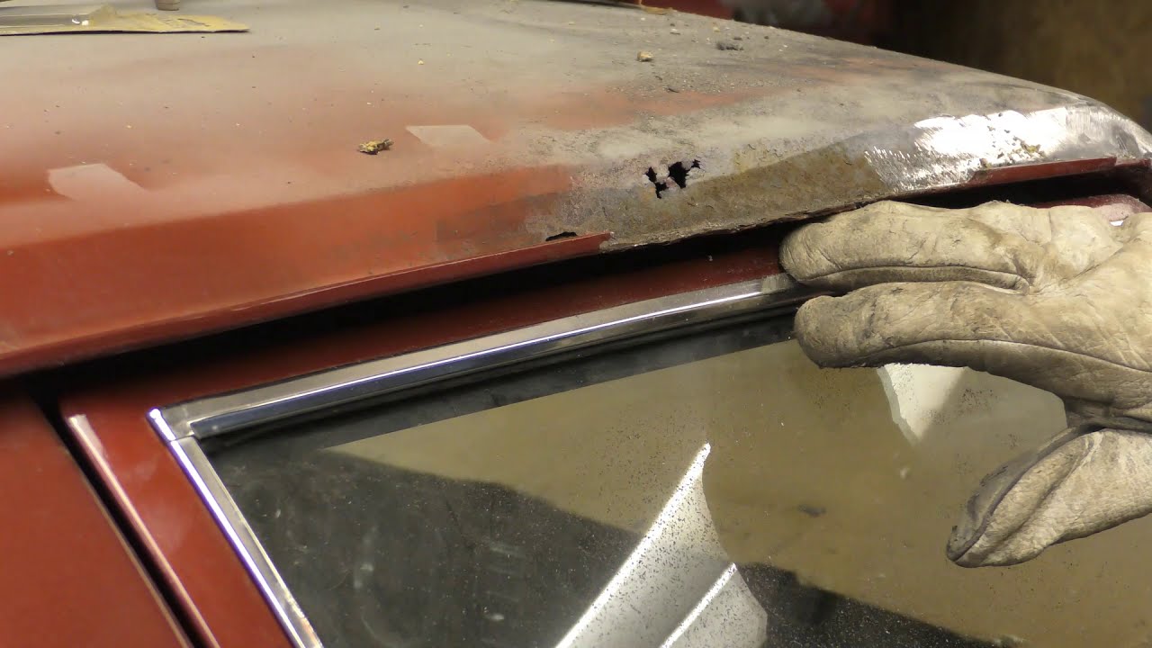 how to fix a rusted-out roof #metalfabricator #autobodyrepair # ...
