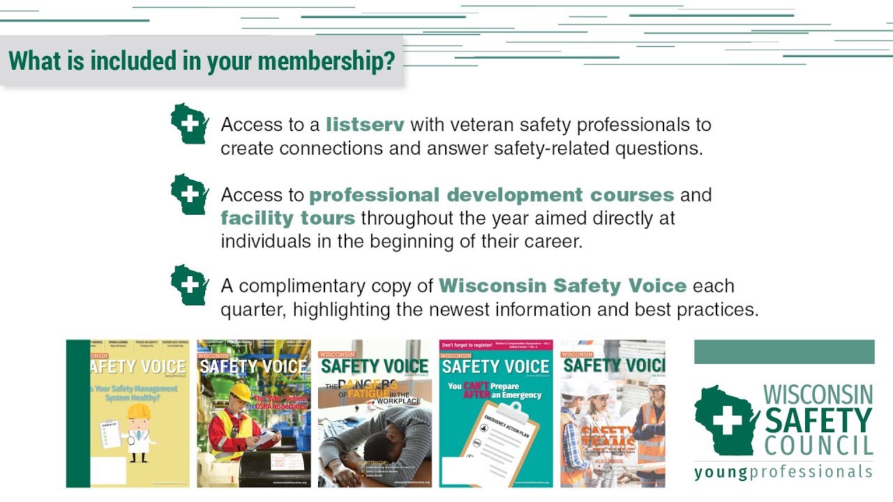 Wisconsin Safety Council Young Professionals Group | Sign up Today ...
