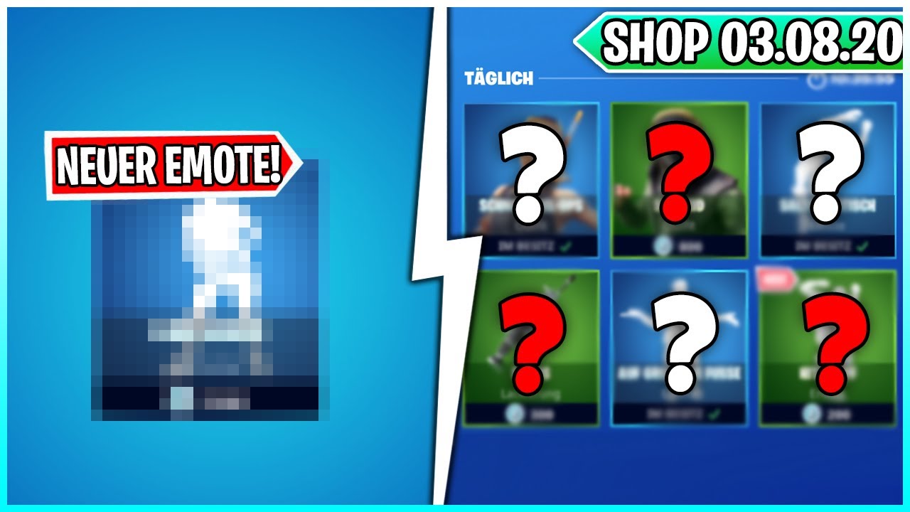 😍 NEUER EMOTE LINE DANCE IST DA! 🛒 Heute im Fortnite Shop vom 3.8 - YouTube