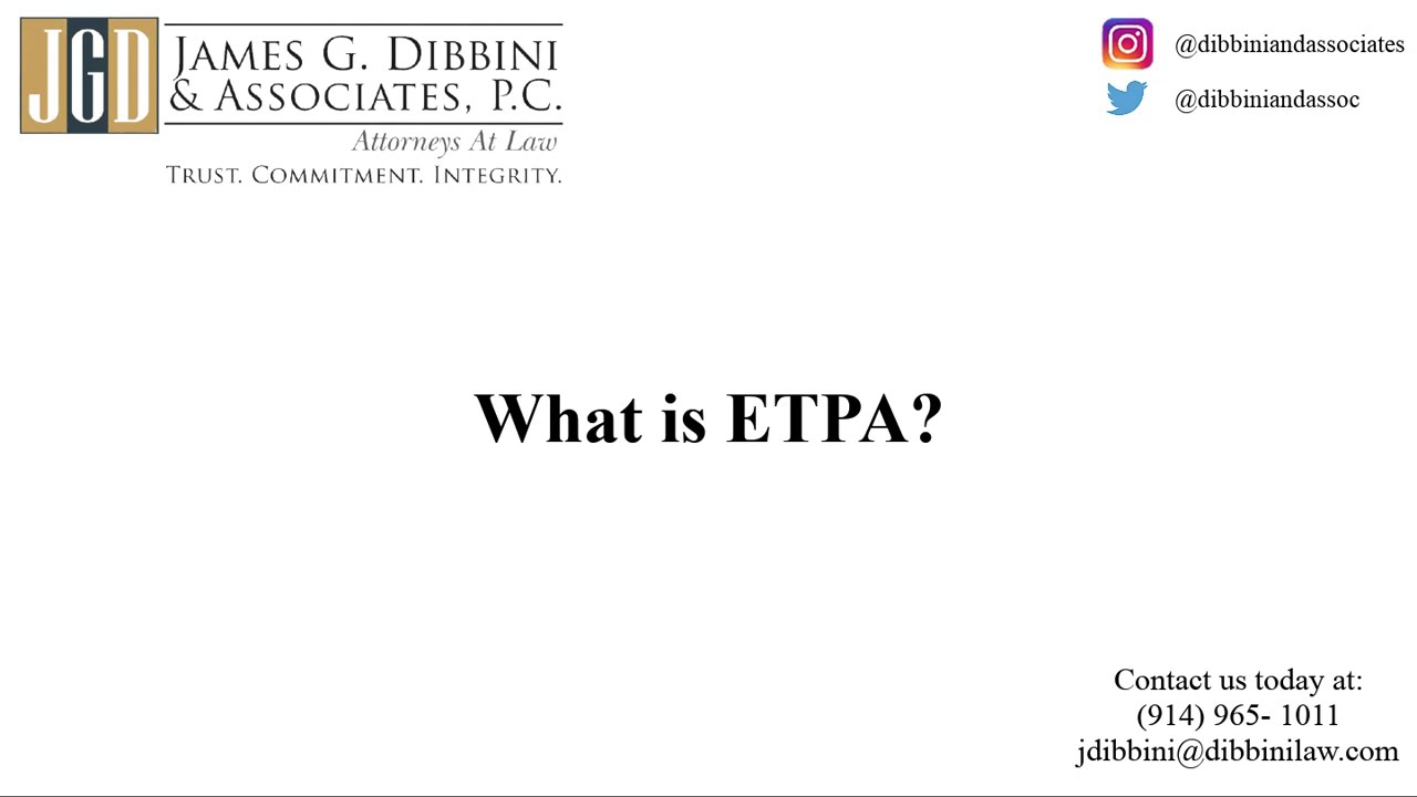 What is ETPA? - YouTube