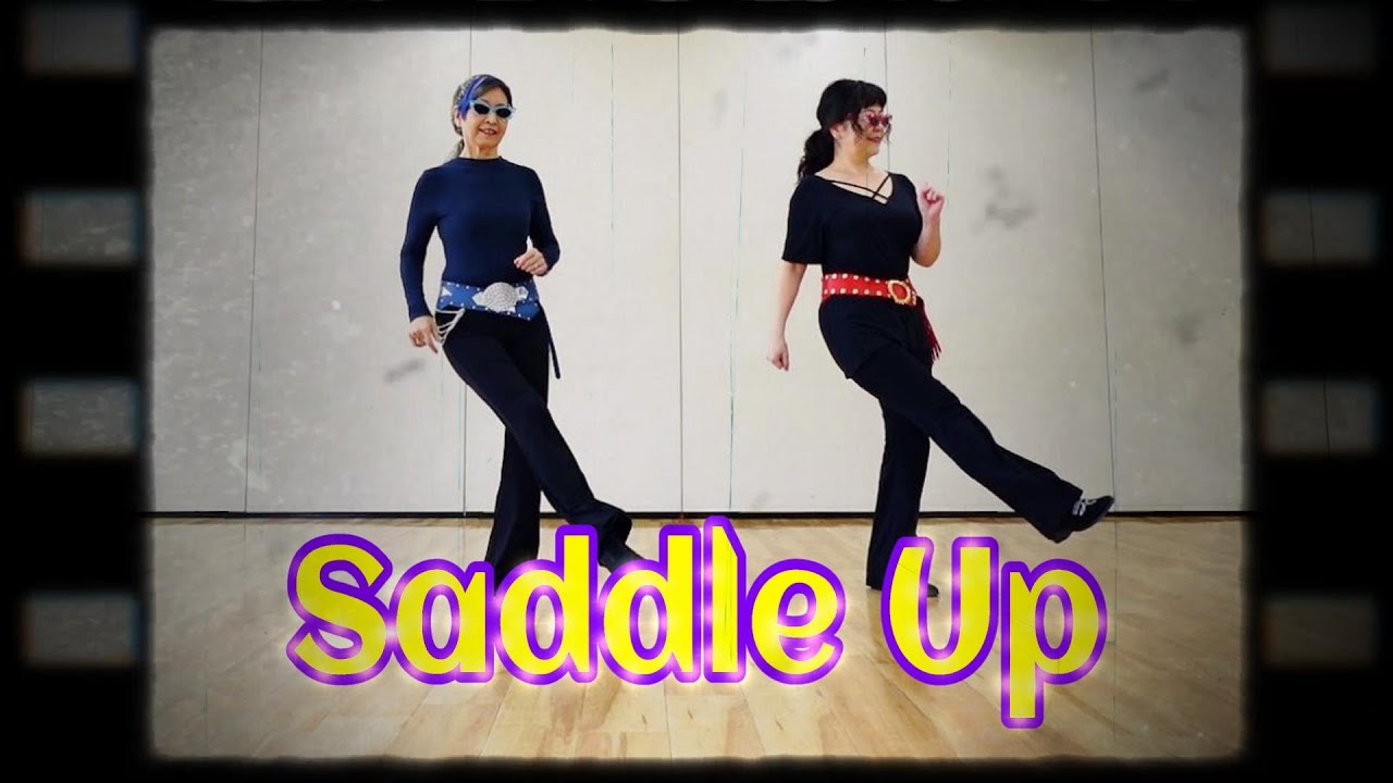 Saddle Up ～Country Line Dance～ Demo - YouTube