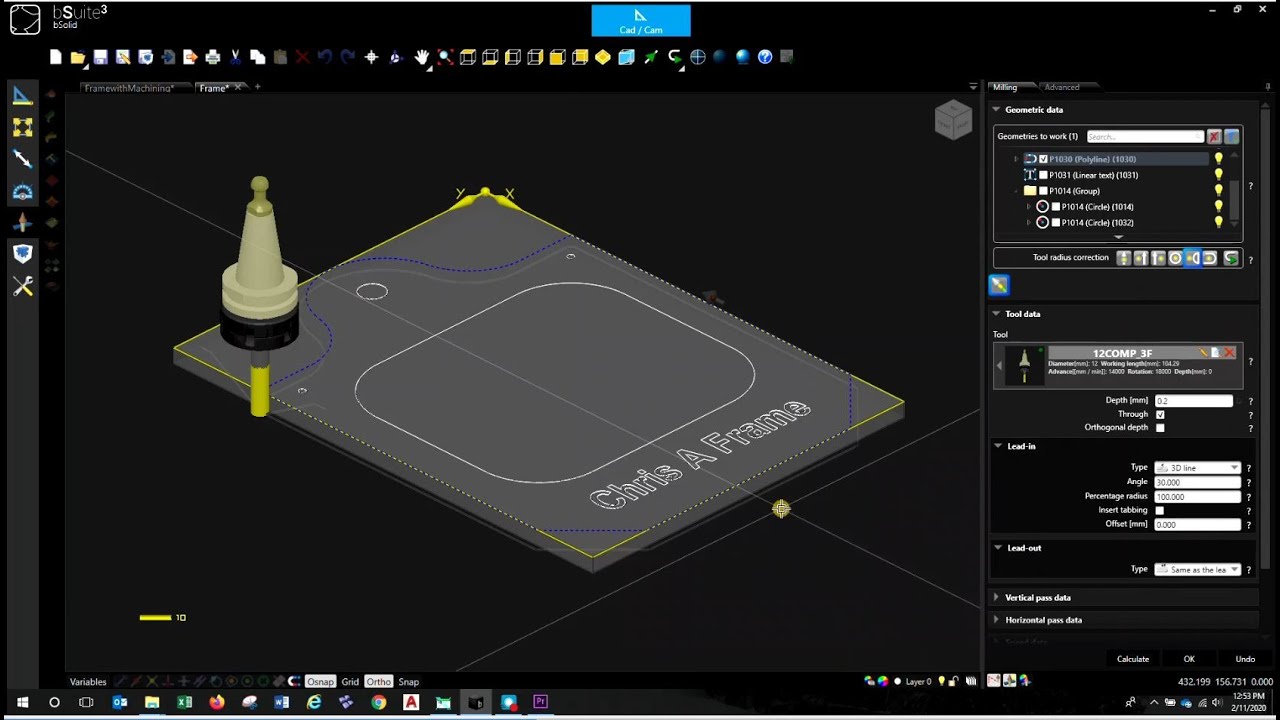 3.1 Machining - Routing/Milling with bSolid - YouTube