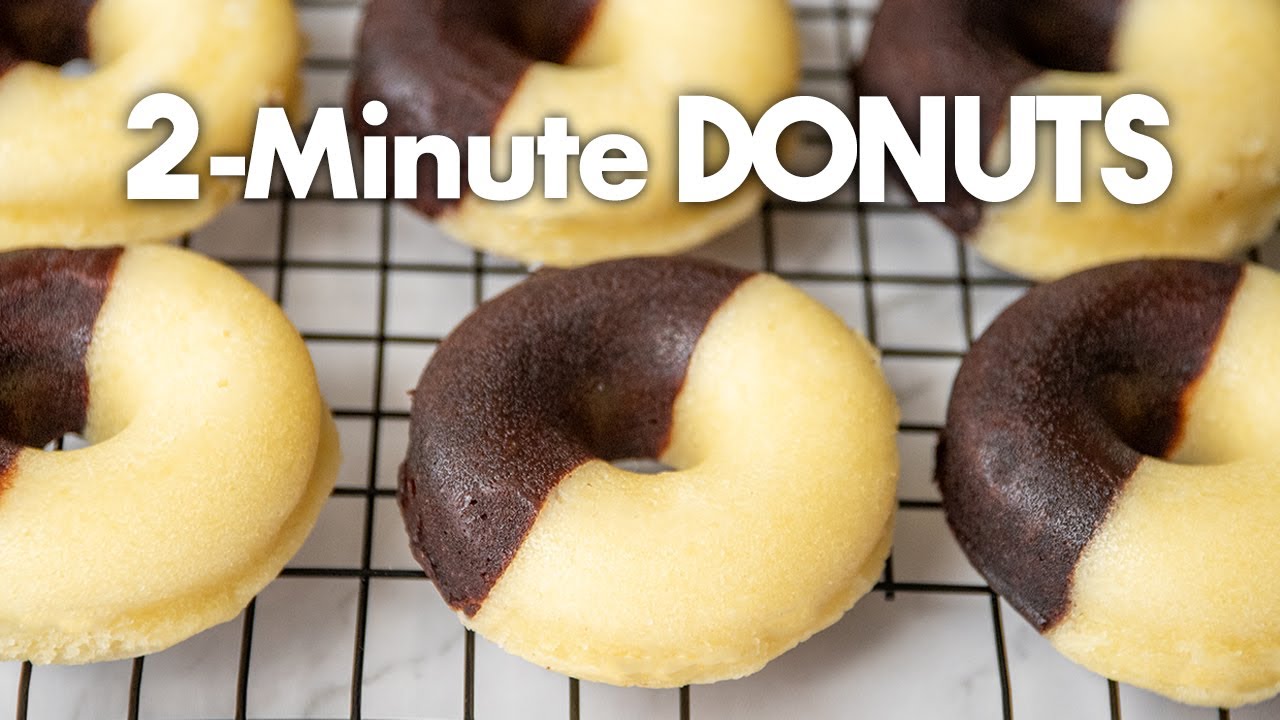 2-Minute Microwave Donuts 🍩 | Easy and Quick MICROWAVE Recipes - YouTube