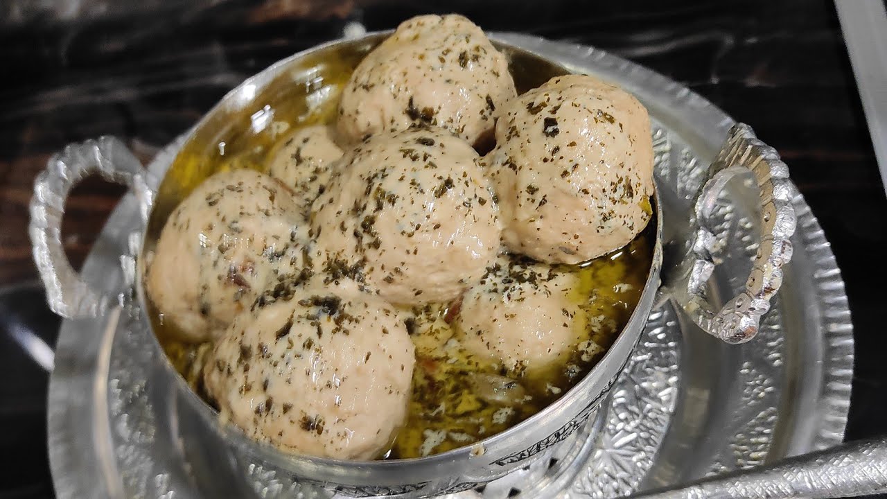 Chicken Gushtaba recipe! - YouTube