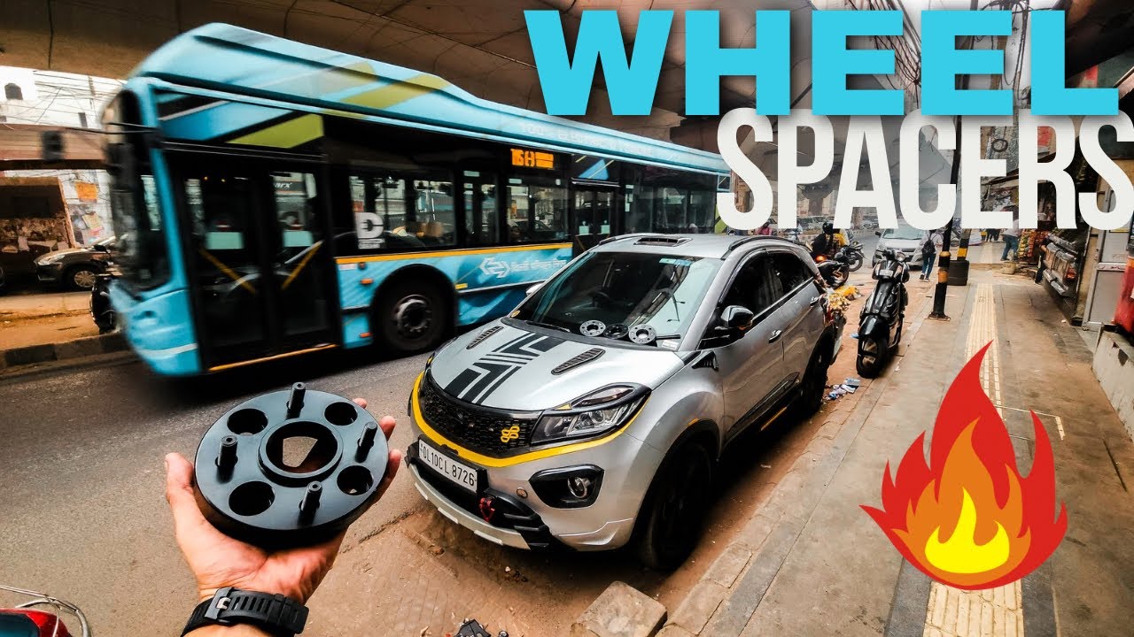 TATA Nexon Killer Modifications -"WHEEL SPACERS" 🔥| Modifications For ...