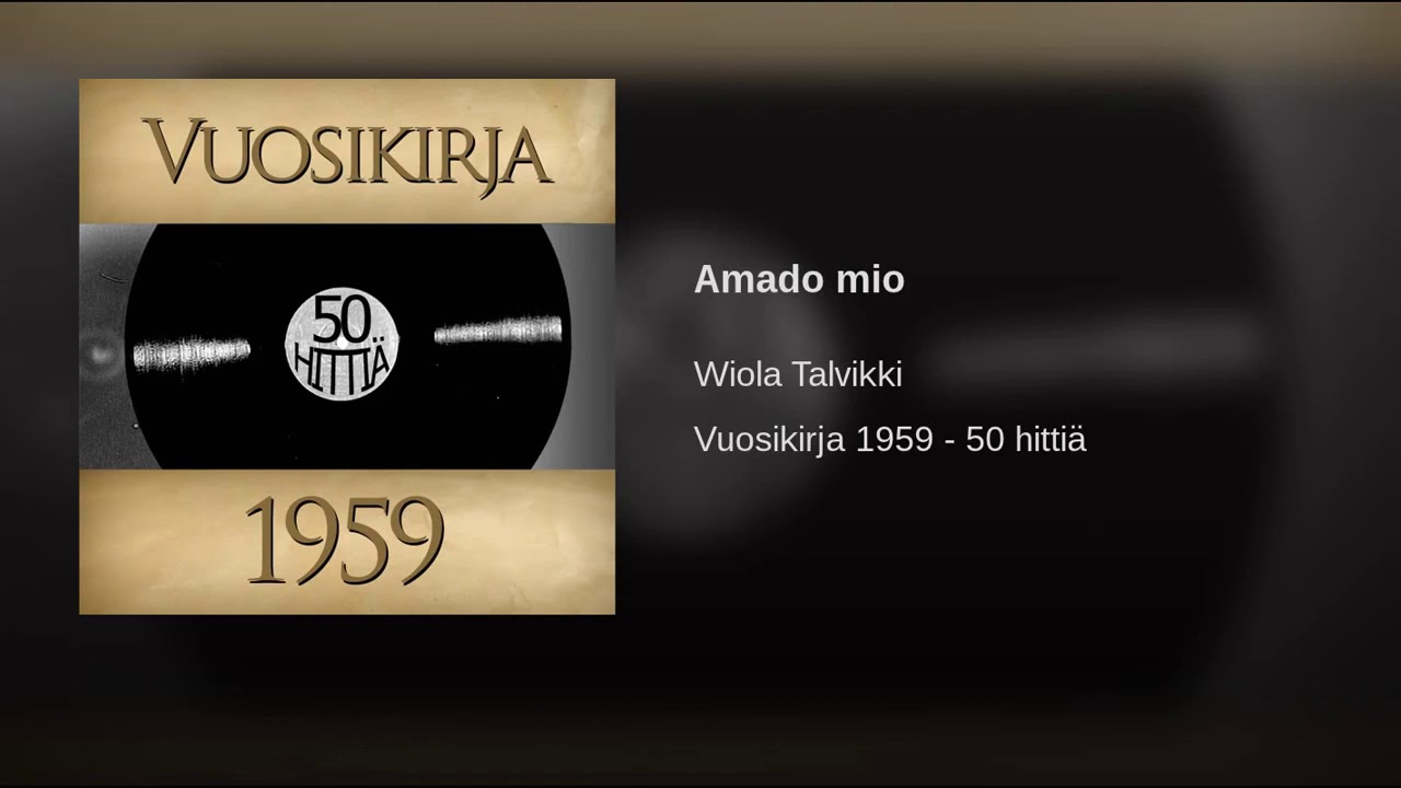 Wiola Talvi // Amado mio - YouTube