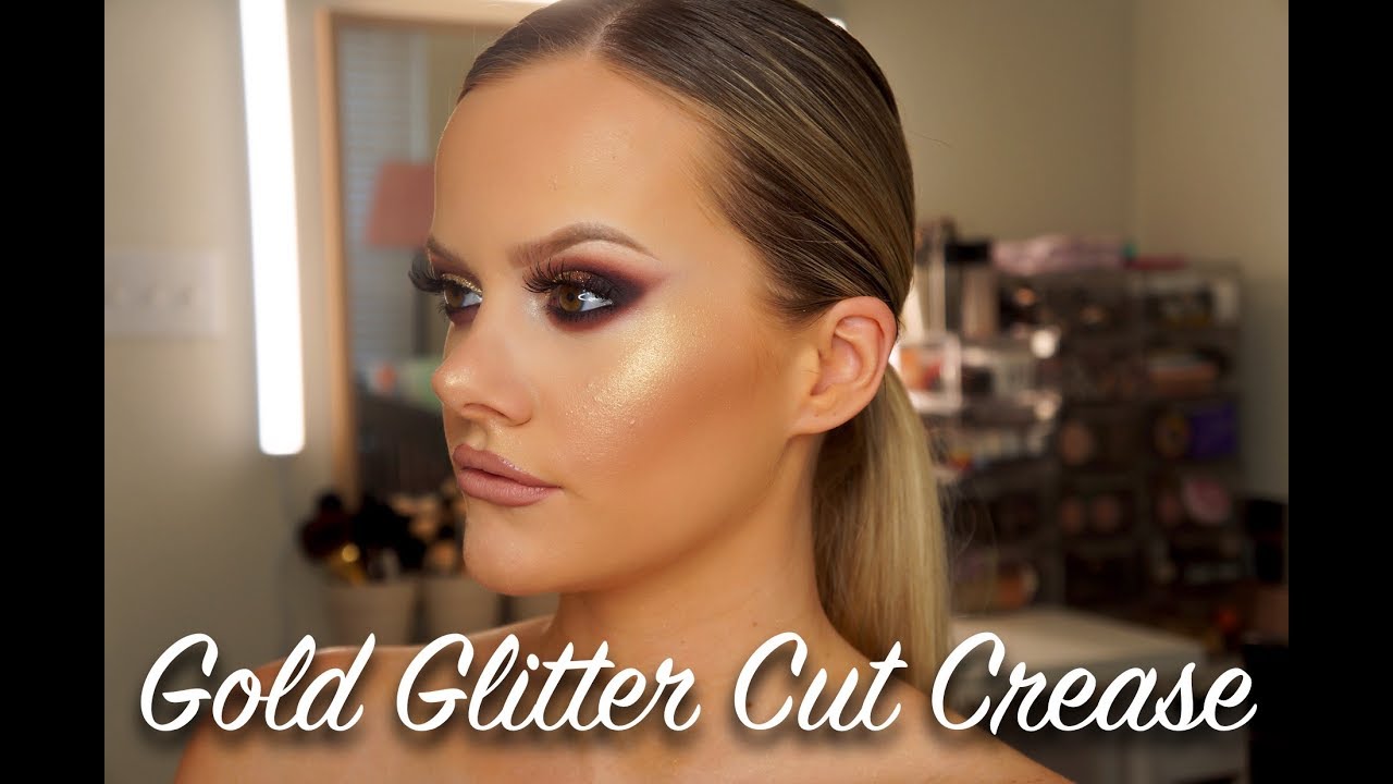 Gold Cut Crease Tutorial Allison Wilburn Mua Youtube