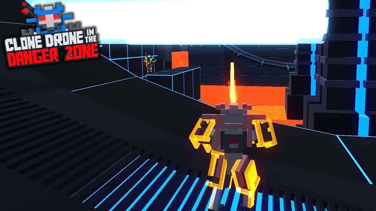 NEON CLONE NIGHTMARE! | Clone Drone In The Danger Zone Custom Challenges - YouTube