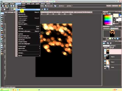 Tutorial Paint Shop Pro X3 - Come applicare una texture - YouTube