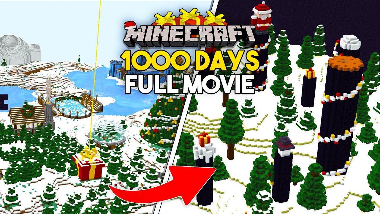 I Spent 1000 DAYS Transforming My World INTO a Winter WONDERLAND In ...