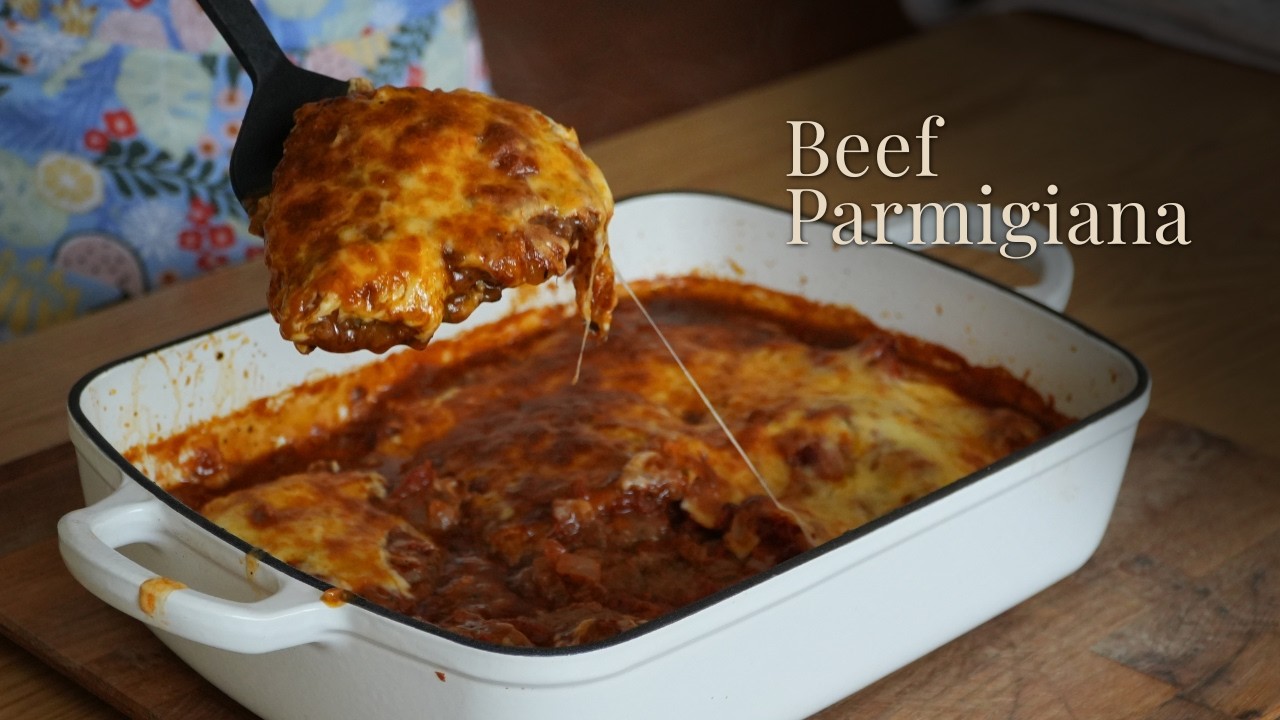 Beef Parmigiana – Oven Baked - YouTube