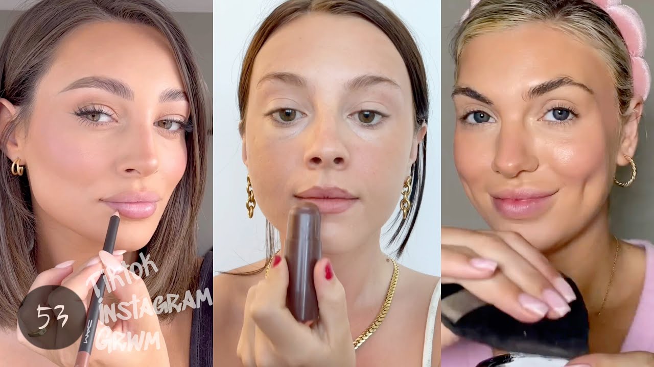 How to makeup/GRWM Tiktok compilation 2023 💄💋 - YouTube