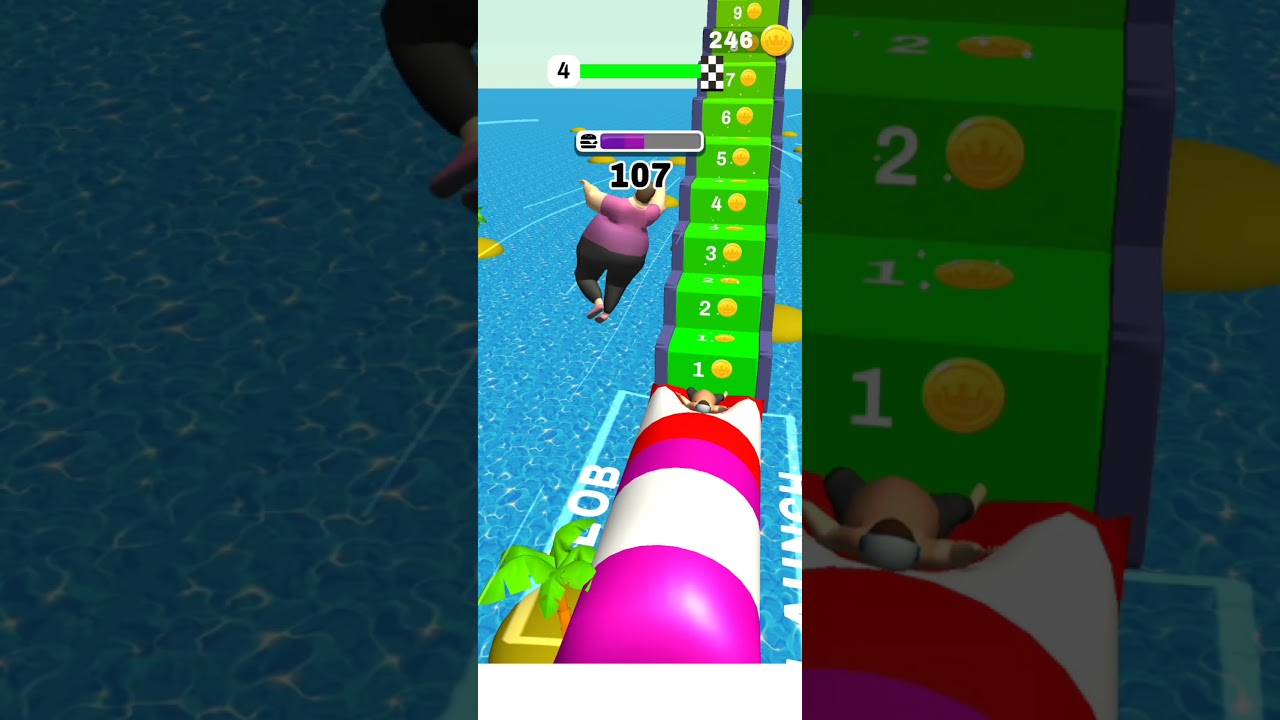 fat run 3d 🍔🍔🥖game all levels android, ios, mobile gameplay..#gaming # ...
