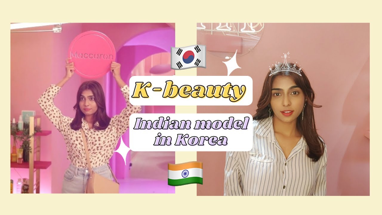 How I worked as an Indian K-beauty model in Korea - YouTube