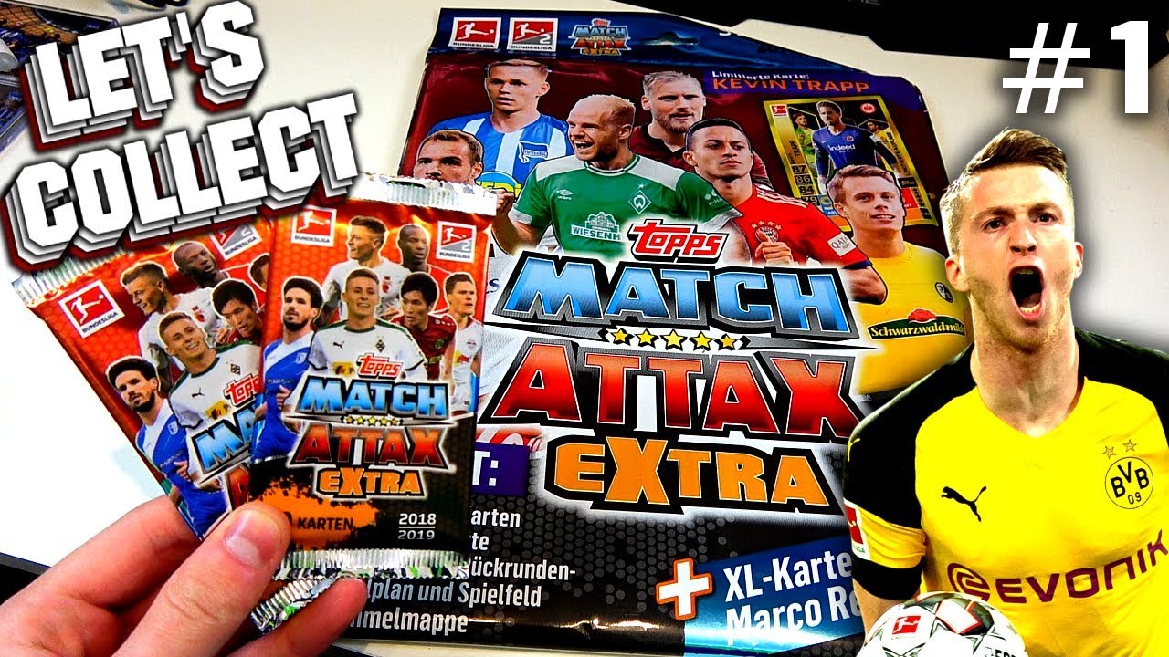 MATCH ATTAX EXTRA 18/19: Lets Collect #1 | Starter Pack + Booster - YouTube