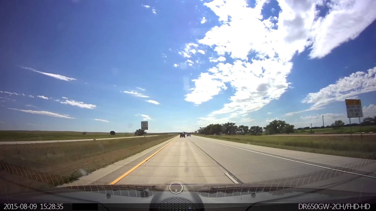 Crossing Nebraska to Colorado on I-76 West Bound - YouTube