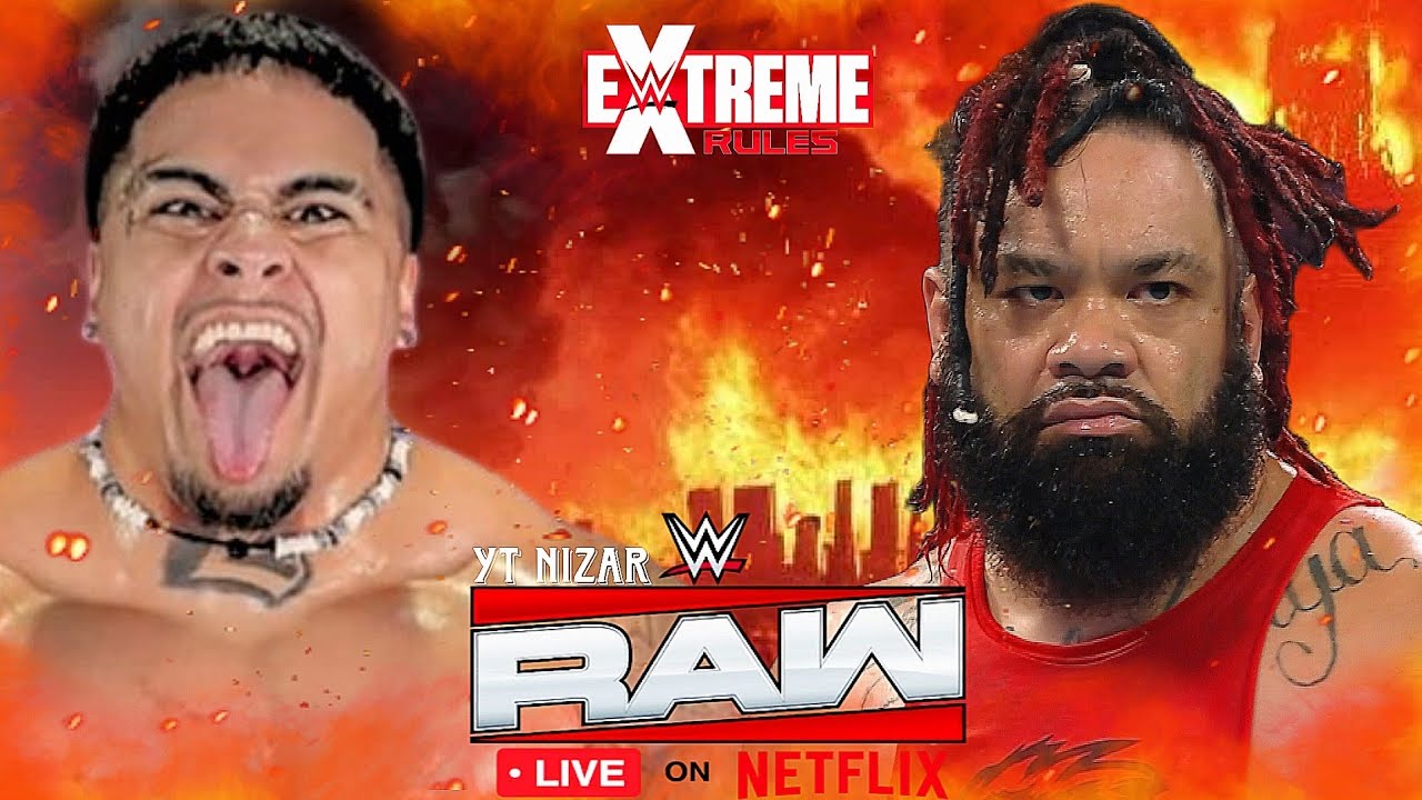 FULL MATCH - Jacob Fatu vs. Zilla Fatu: Wwe Raw Netflix Extreme Rules Match - YouTube