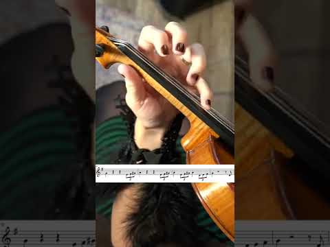Addams Family Theme EASY Violin Lesson #shorts - YouTube