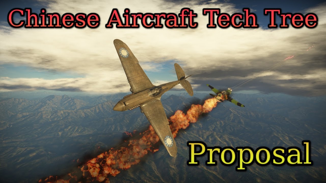 Chinese Aircraft Tech Tree Proposal (Rank 1) for War Thunder - YouTube
