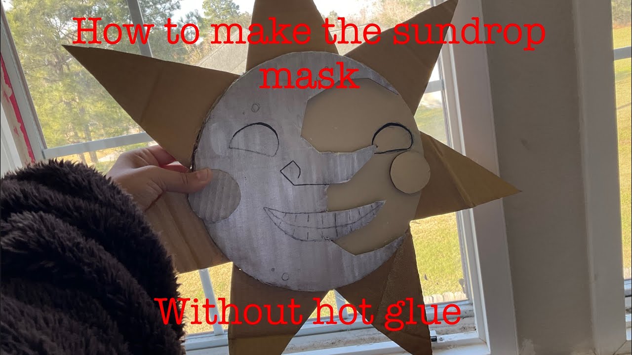 How to make the sundrop mask without hot glue - YouTube
