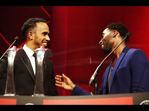 FUNNY!! Lewis Hamilton at the AUTOSPORT Awards 2014 (Part 1)