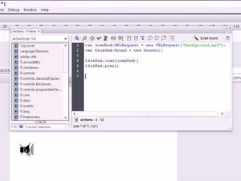 [Tutorial:Flash]- Simple Sound Player AS3 - YouTube