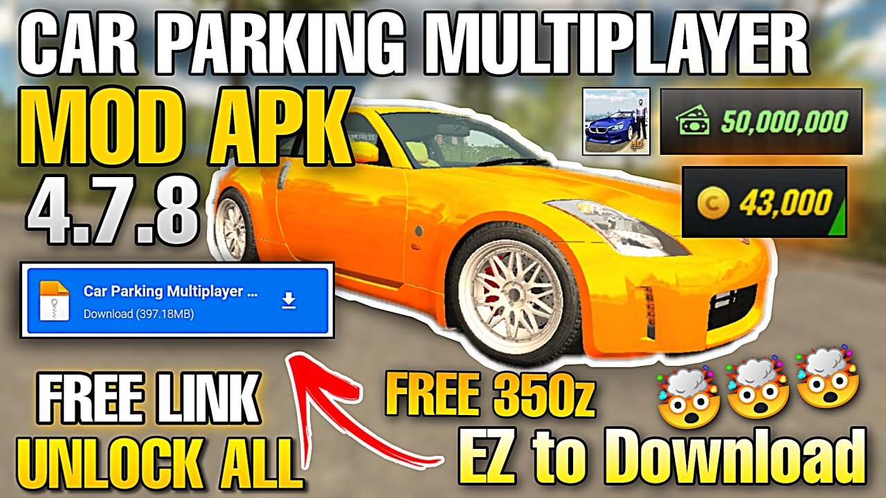 TUTORIAL HOW TO UNLOCK ALL YOUR CAR PARKING MULTIPLAYER 4.7.8 | Car ...