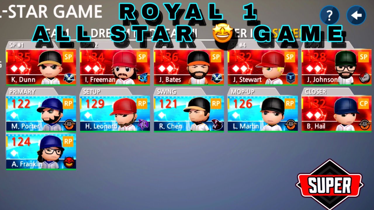 🔴 Baseball 9 Royal 1 All Star Game! Come Watch Me Get No Hit!! - YouTube
