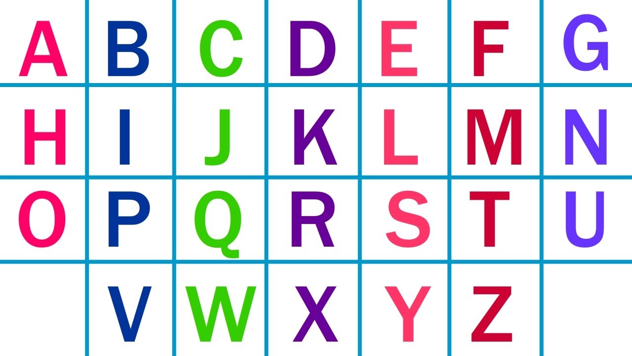 Abcde Alphabet For Kids | Abcde Abcde | Abcde Capital Letters | Abcde ...