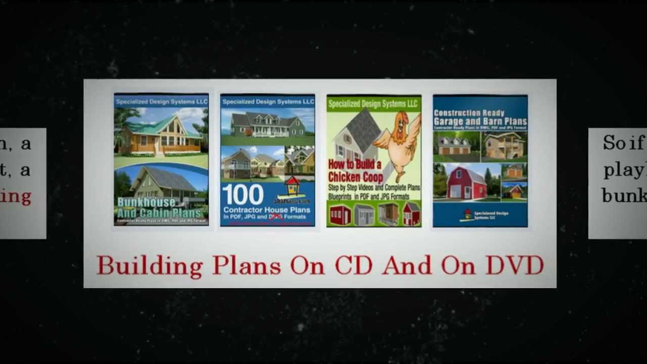 Low-Cost Building Plans On CD, Building Plans On DVD - YouTube